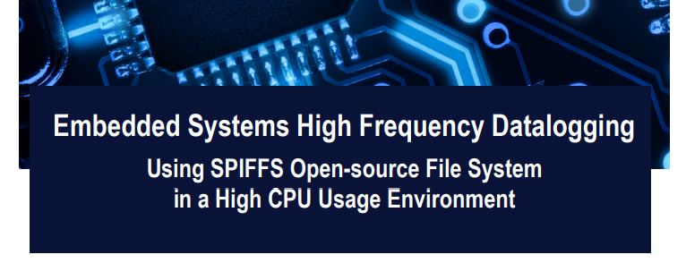 Embedded Systems High Frequency Data Logging Using Spiffs 1879